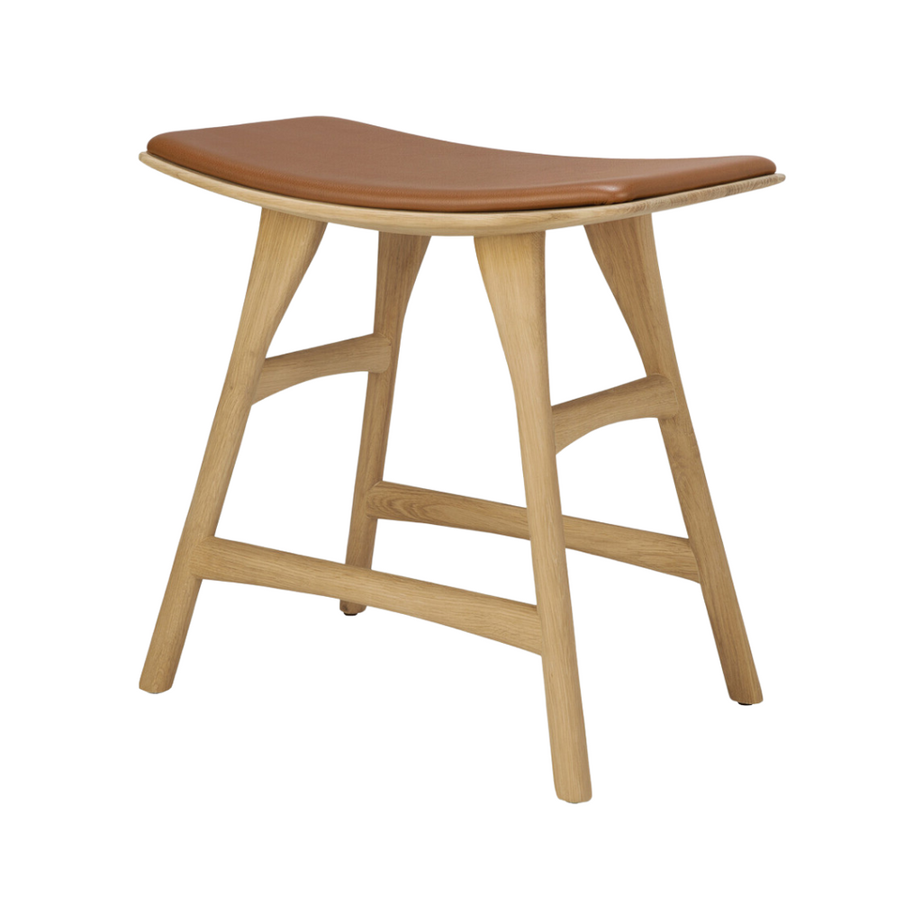 Osso Leather Stool – WHITESTONE STYLE
